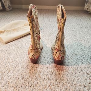 Anthropologie | Shoes | Momo New York Embroidered Western Boots X Bhldn ...